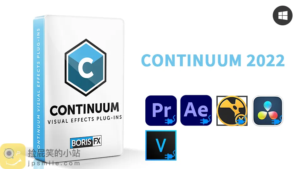 Win版：Boris FX Continuum Complete 2022 v15.0.1_BCC视频特效及转场套装 For AE/PR ...